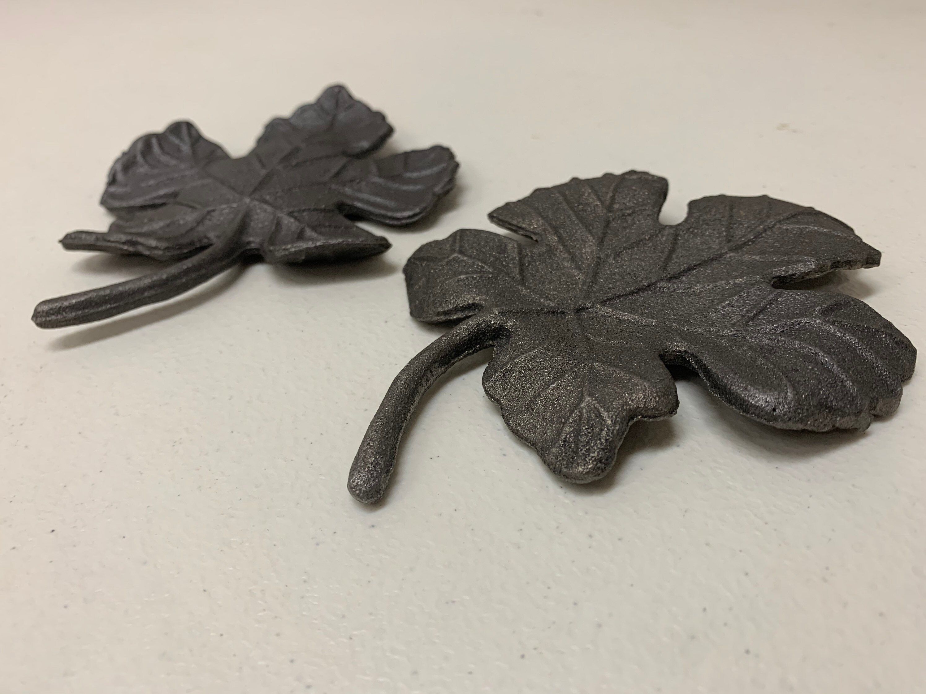 Metal Cast Iron Maple Leaf, Grape Leaf, Choose 3 Sizes, Autumn Leaves ...