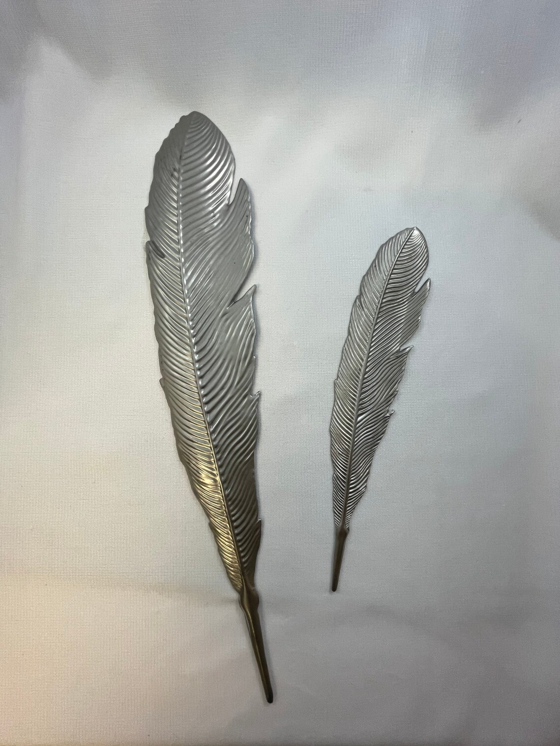 Metal Feather Quill Feather 2 Sizes 7.5 Inch or 12 Inch - Etsy