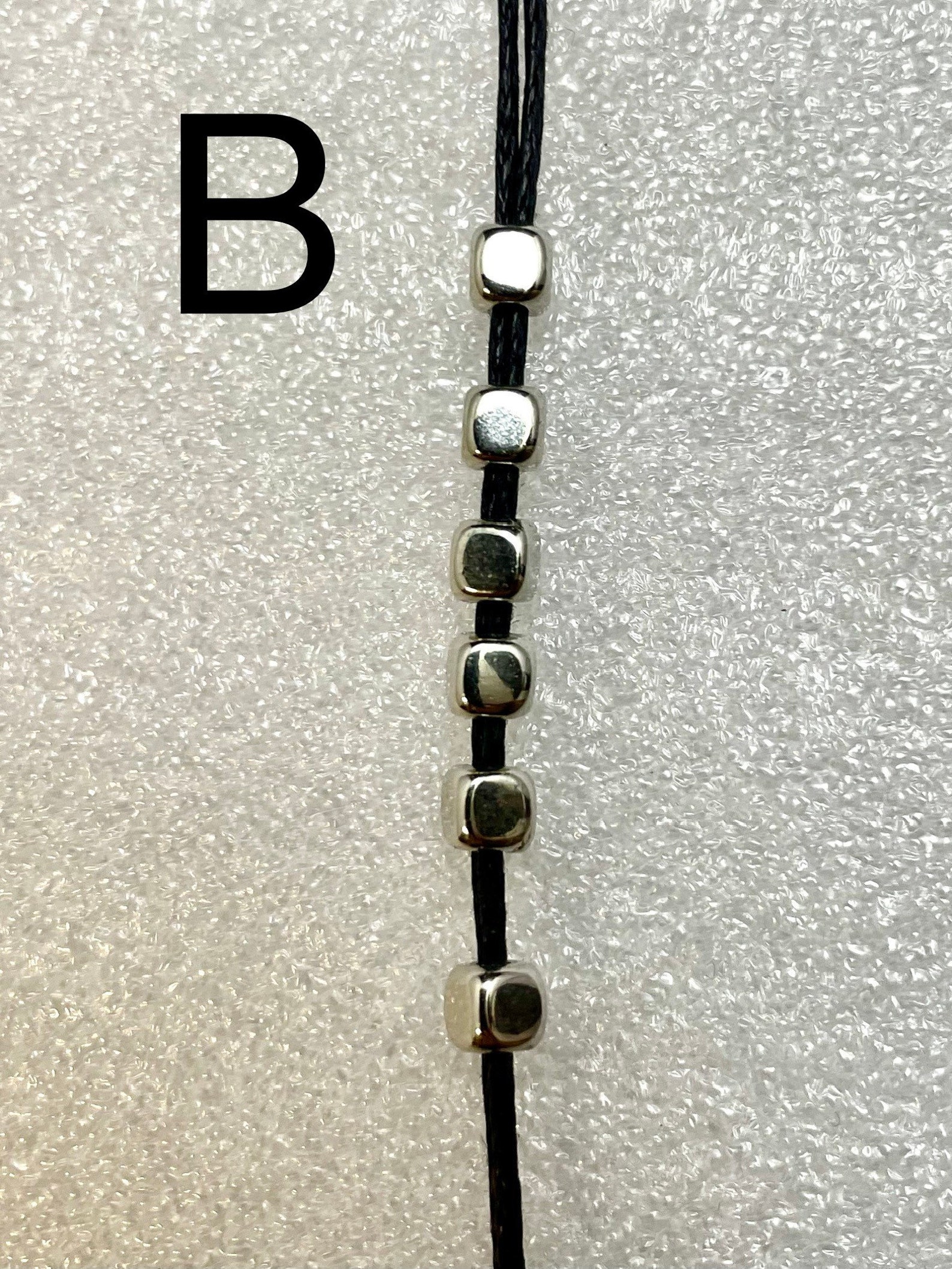 Beard Hair Lacers. Black With Silver Color Beads. Many Designs to ...