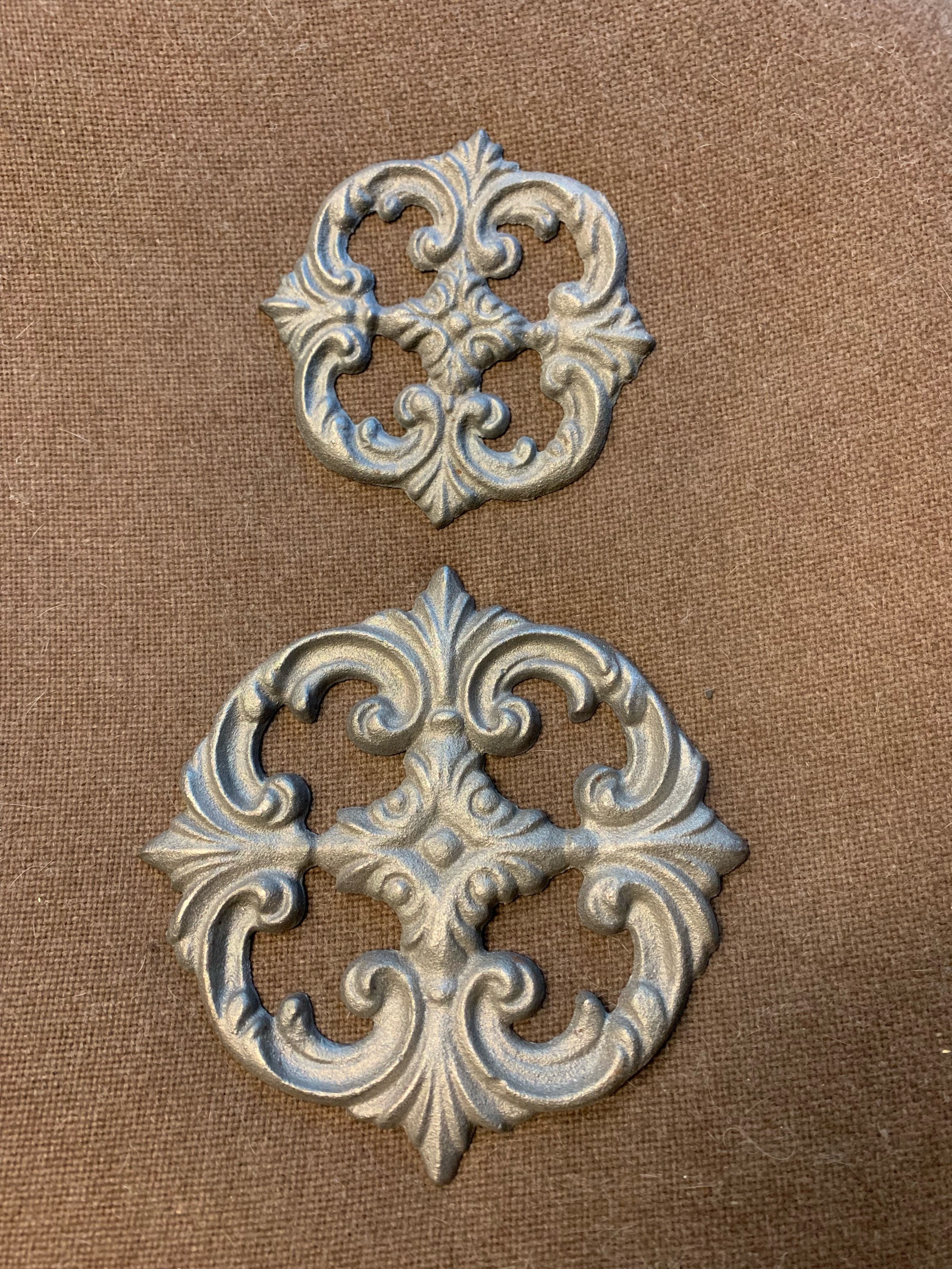 Cast Iron Medallion 2 Sizes Single Faced Ornate Classy Mandala | Etsy