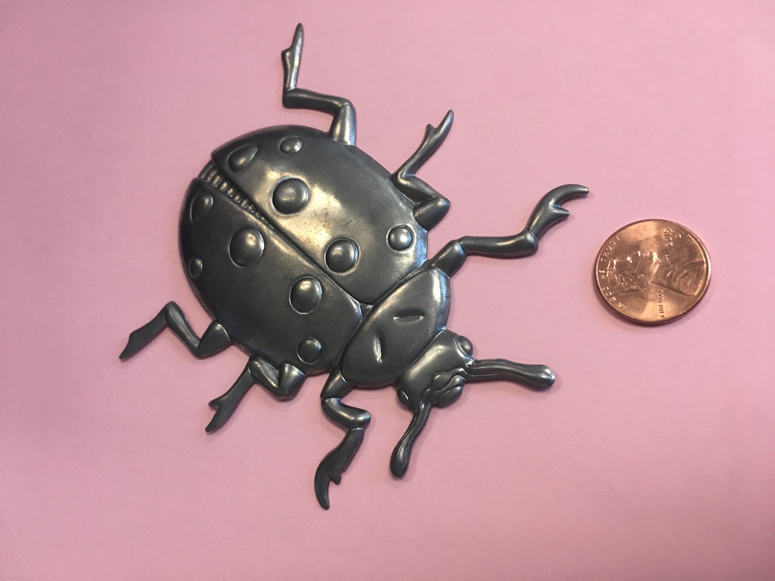 Metal Lady Bug Beetle - Etsy