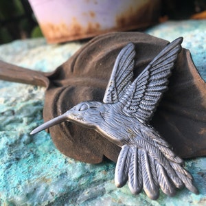 Small Metal Hummingbird 3D - Etsy