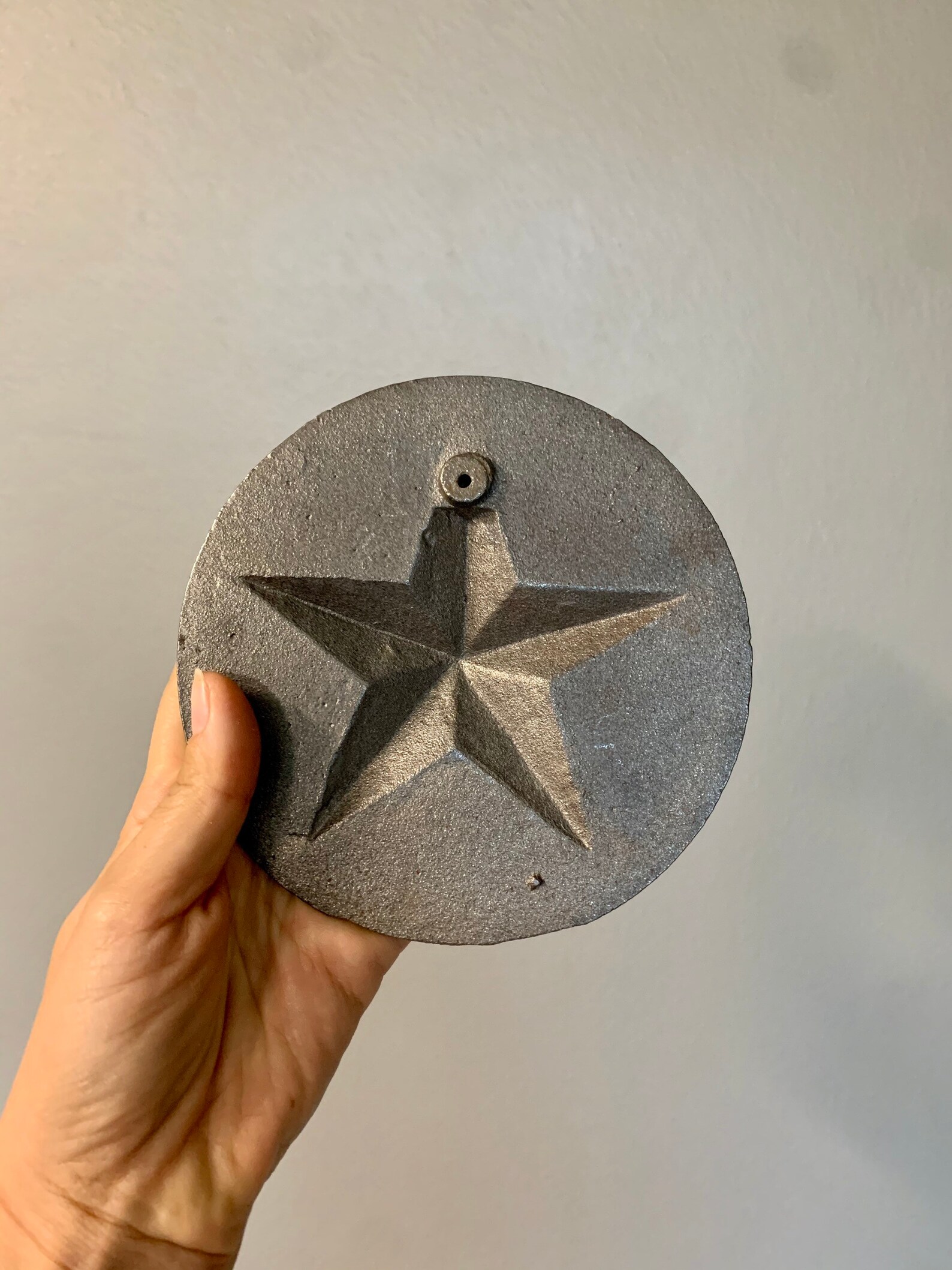Metal Star, Cast Iron Round Star, Western Star, Lonestar - Etsy