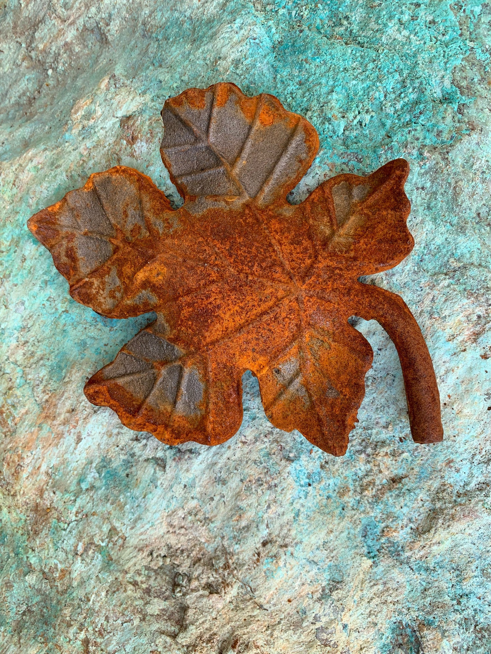 Rusty Metal Fall Maple Leaves 3 Sizes Autumn Leaves - Etsy