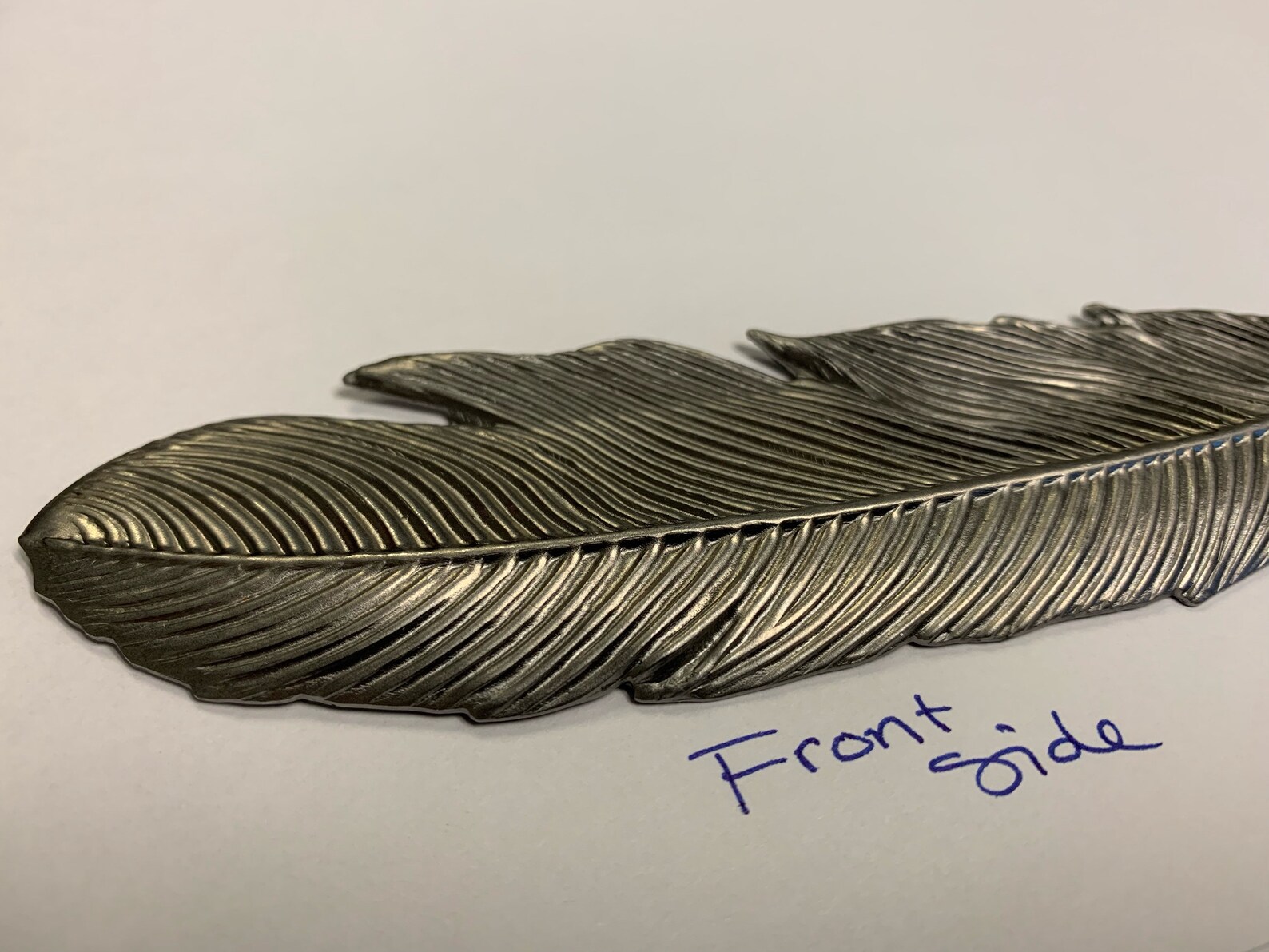 Metal Feather Quill Feather 2 Sizes 7.5 Inch or 12 Inch - Etsy