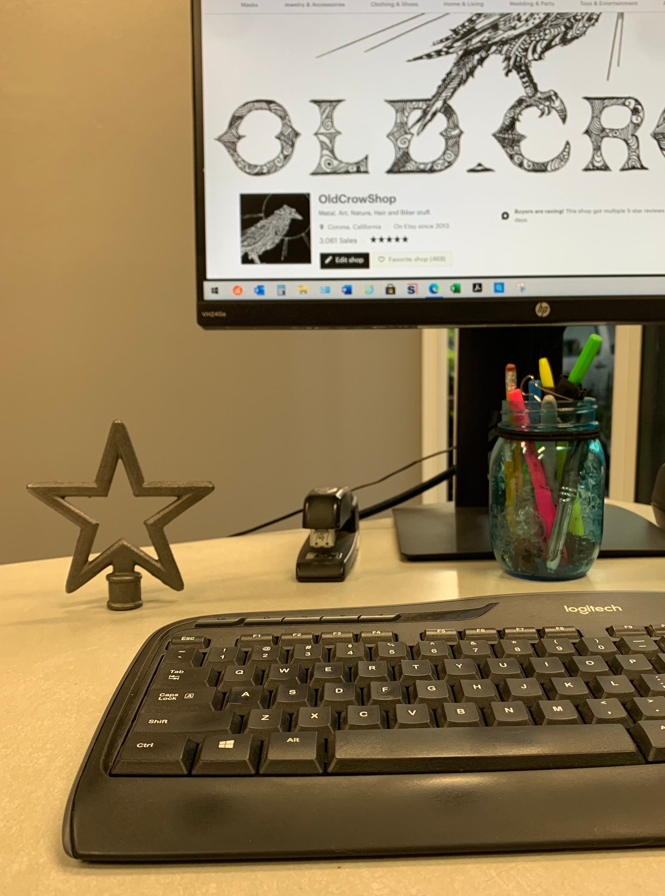 Cast Iron Star Top Flag Top Post Finial Spear Head | Etsy