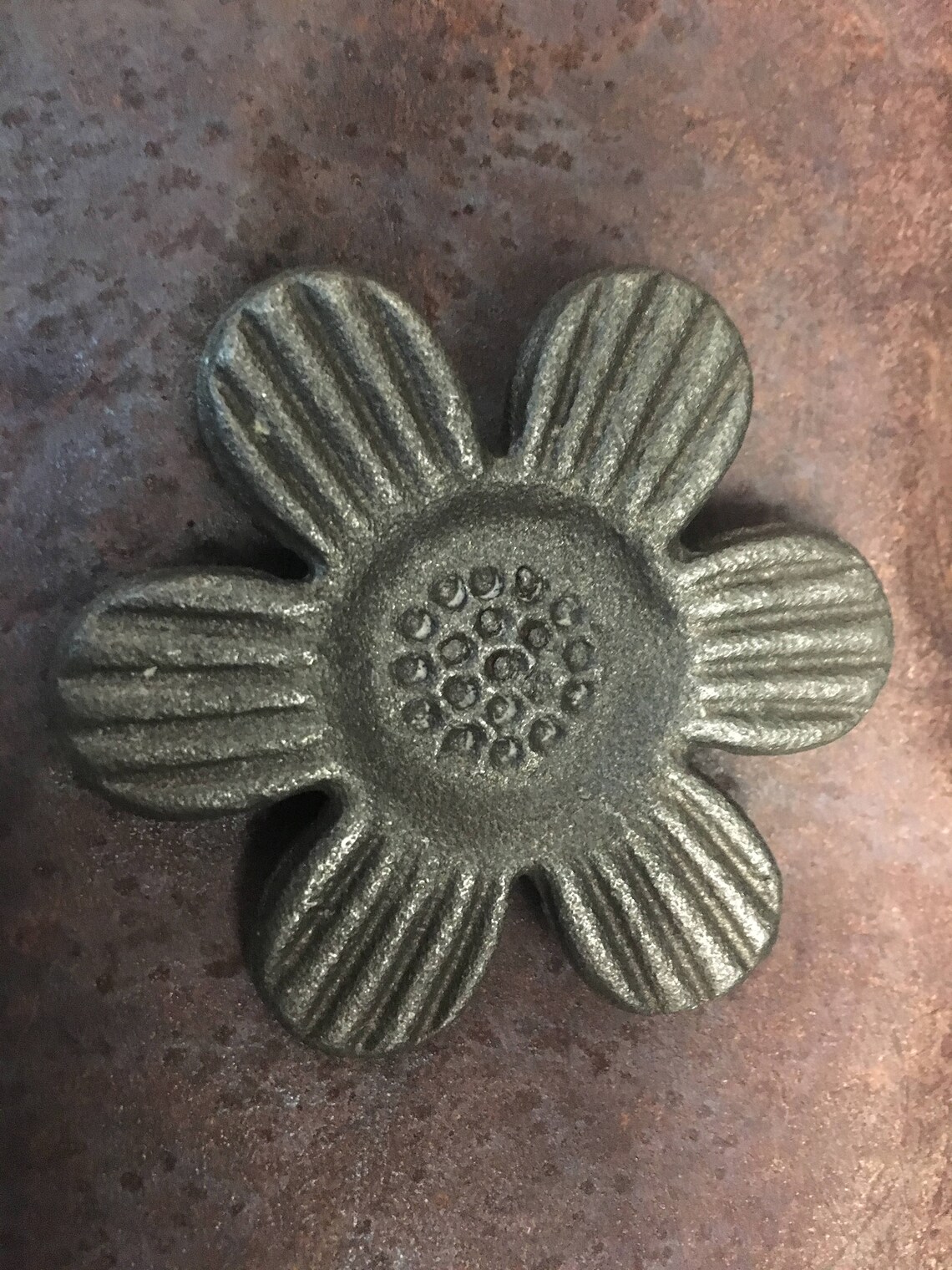 Cast Iron Flower Daisy 3inch Metal Flower | Etsy