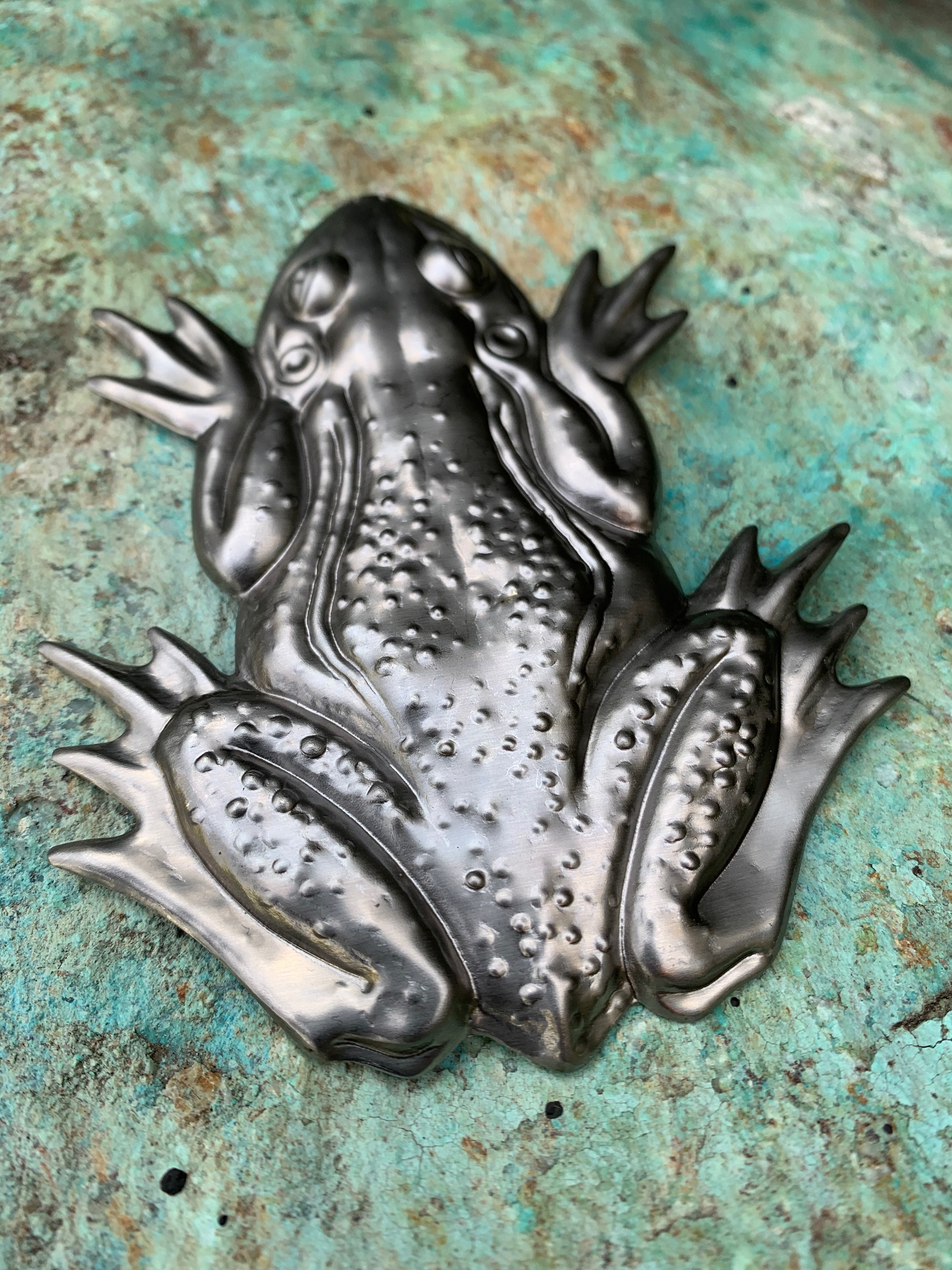 Metal Flat 3d Frog Toad - Etsy