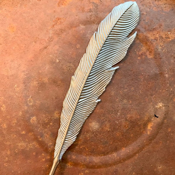 Metal Feathers - Etsy