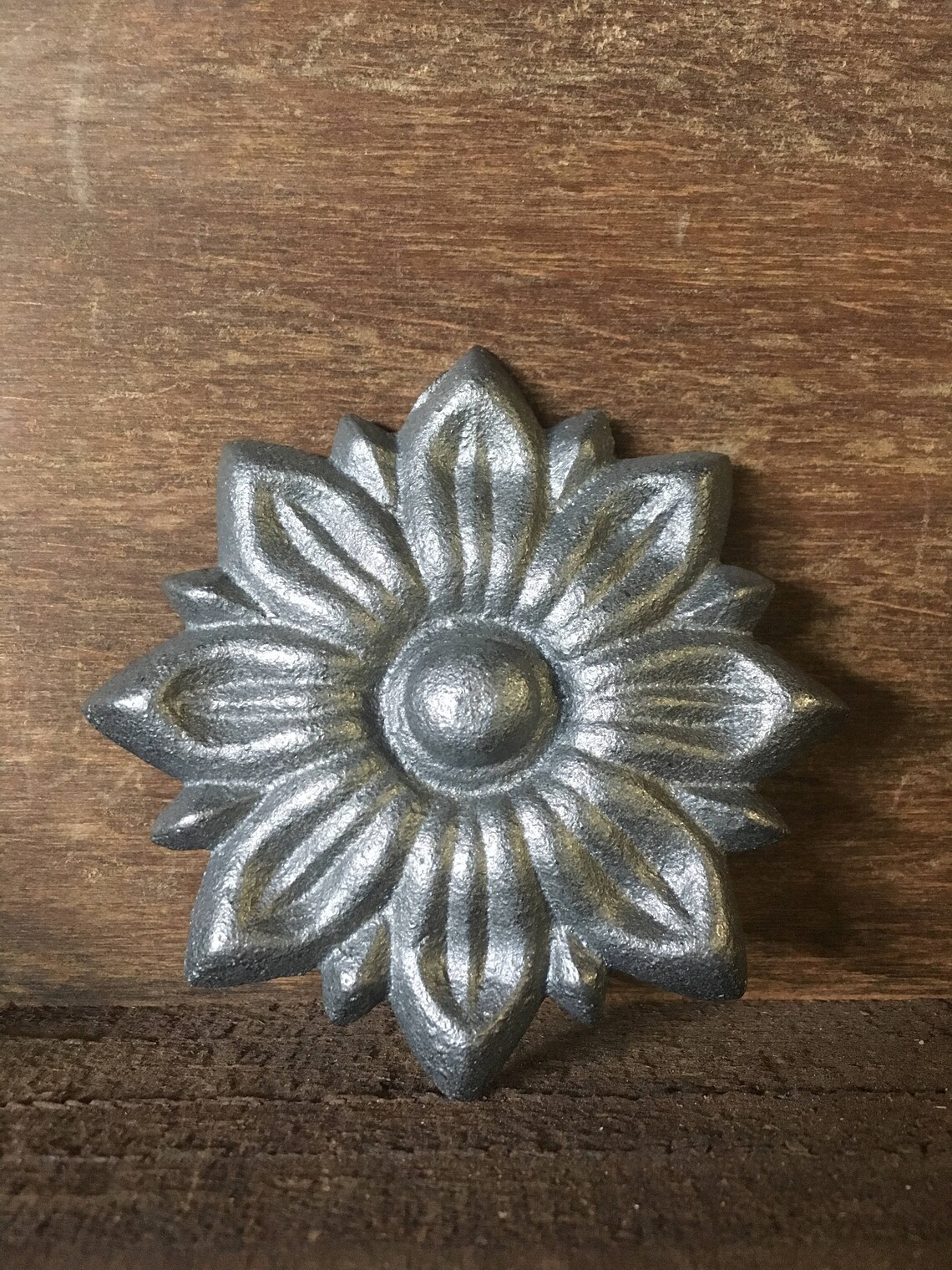 Cast Iron Sun Flower Rossette Onlay Sunflower - Etsy