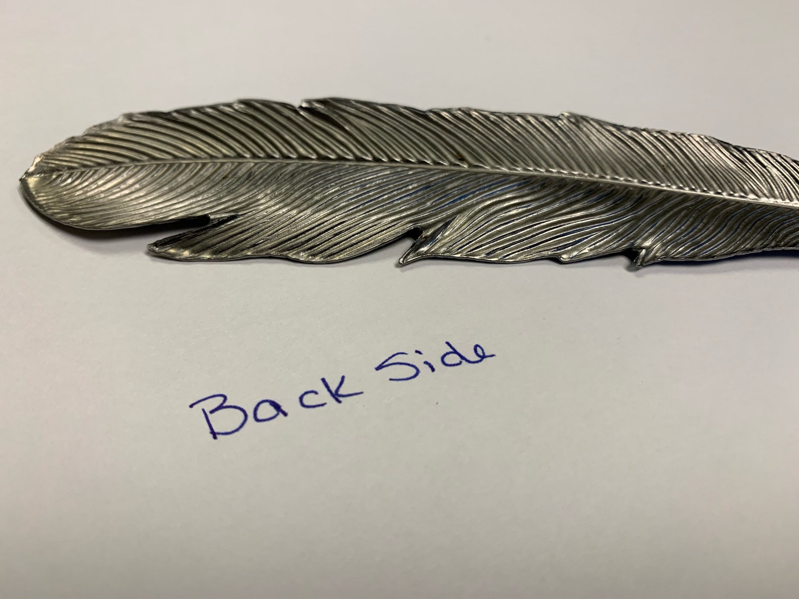 Metal Feather Quill Feather 2 Sizes 7.5 Inch or 12 Inch - Etsy