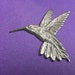 Small Metal Hummingbird 3D - Etsy