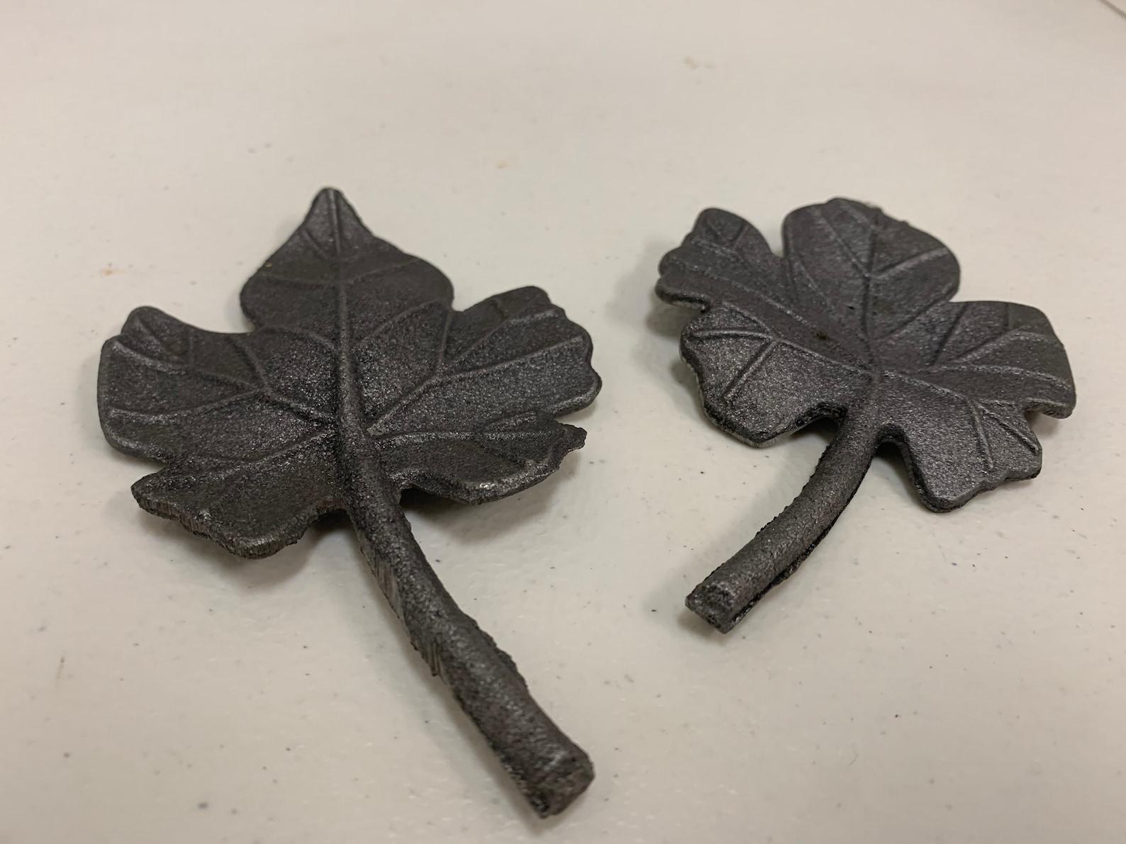 Metal Cast Iron Maple Leaf, Grape Leaf, Choose 3 Sizes, Autumn Leaves ...