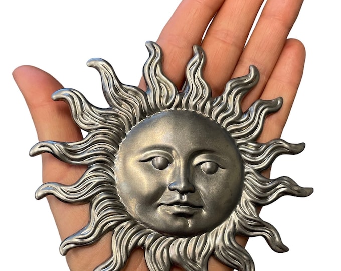 Metal Sun With Face - Etsy