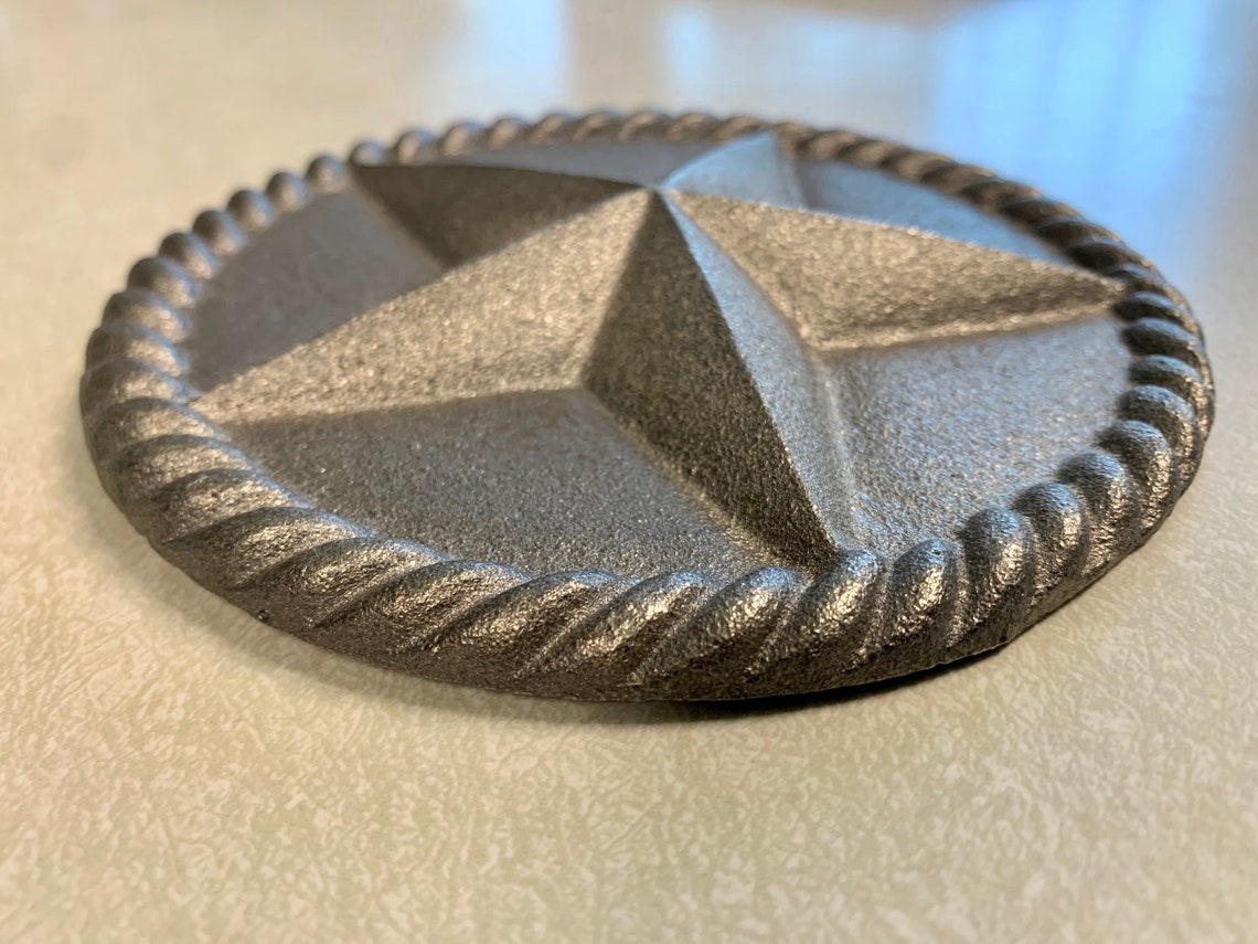 Metal Star, Cast Iron Round Star, Western Star, Lonestar - Etsy