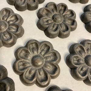 Cast Iron Flower Rossette Metal Flower - Etsy