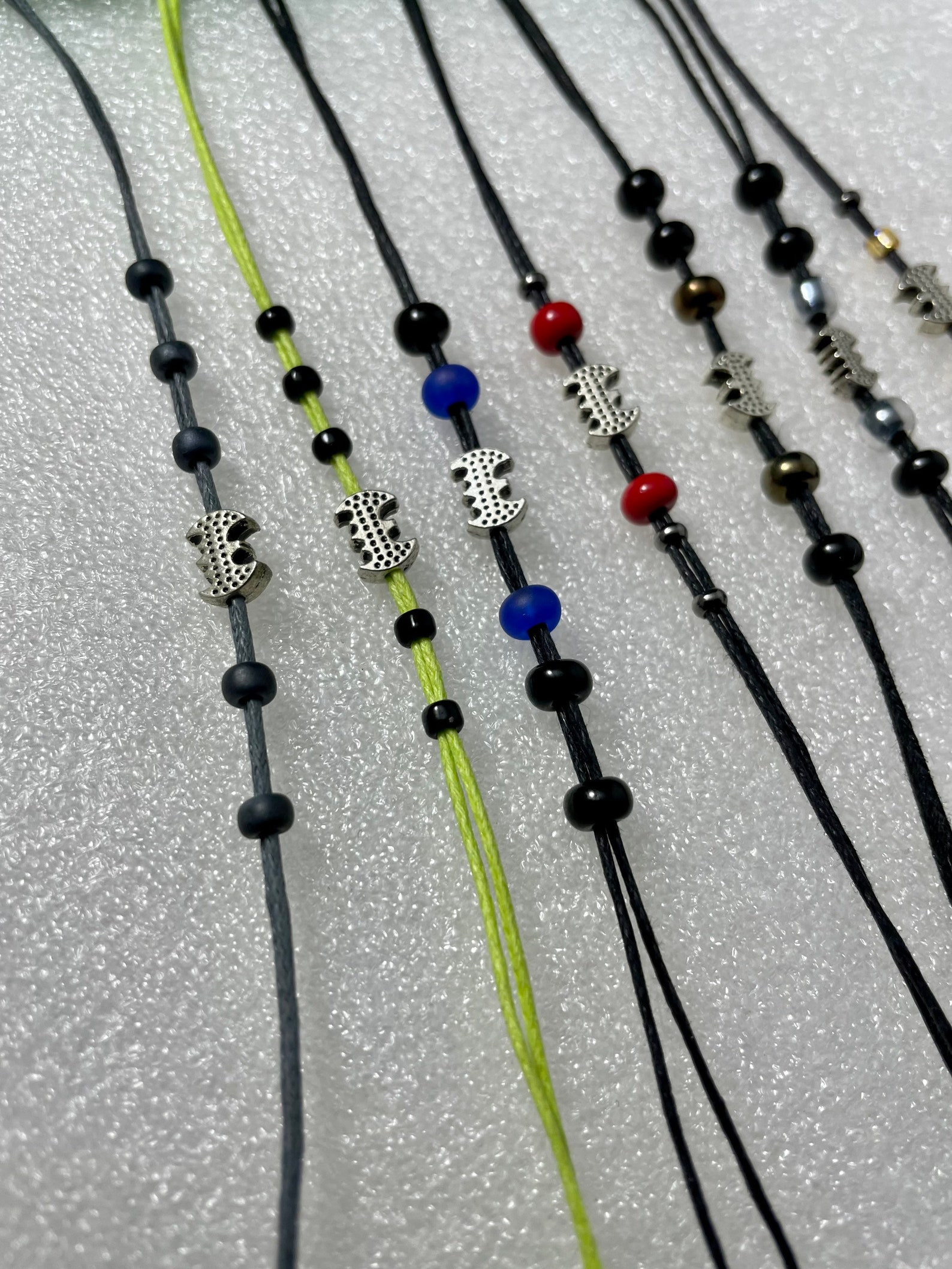 Beard Hair Lacers. Bat Style Many Designs to Choose From. Bat Beads ...