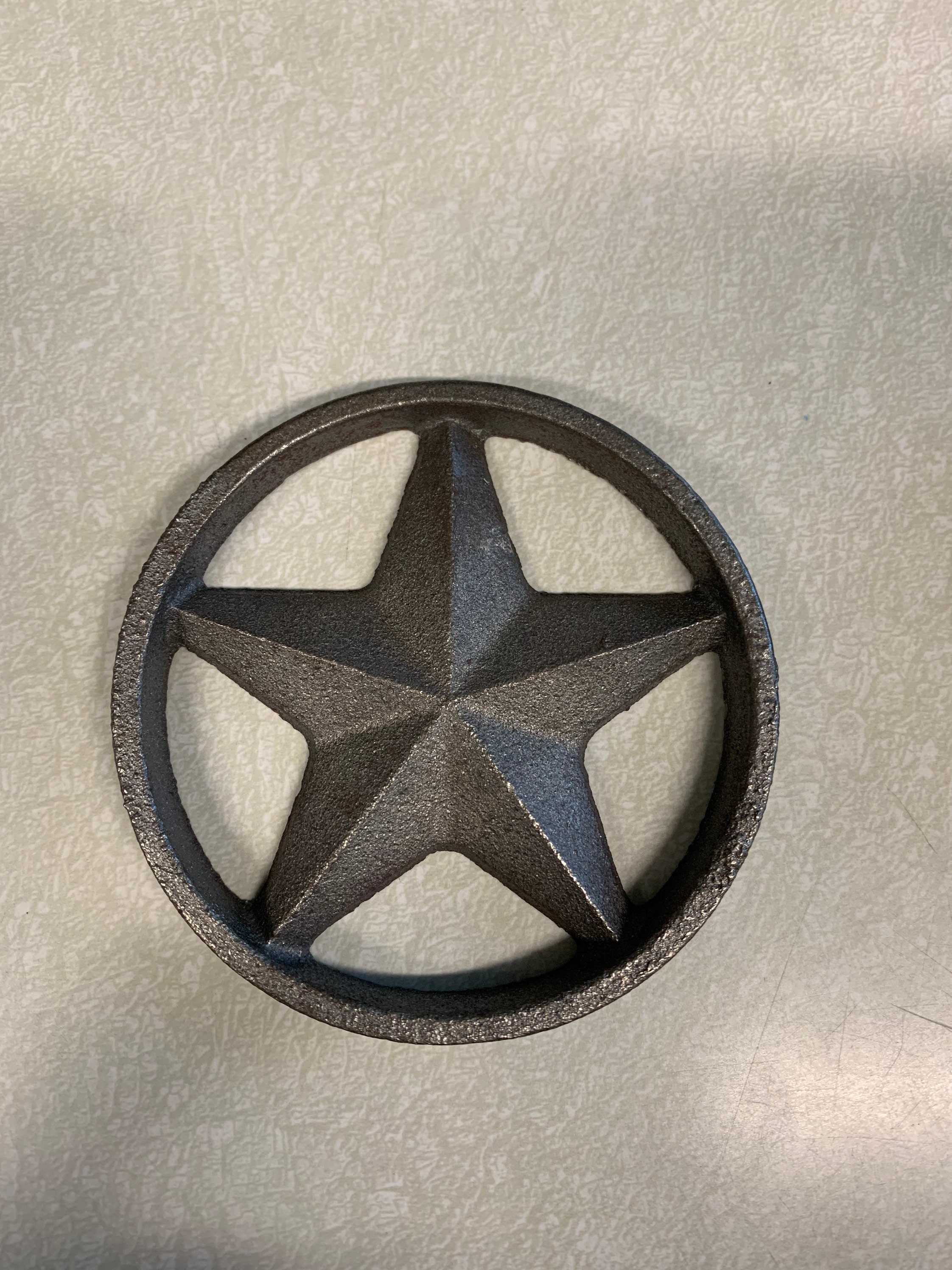 Metal Star 2 Designs to Choose From Cast Iron Round Star - Etsy