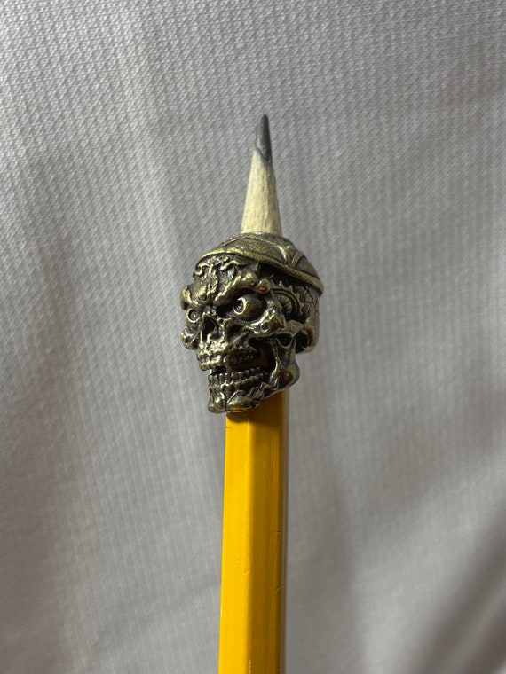 Large Hole Skull Bead for Beards Dreads Paracord Jewelry - Etsy