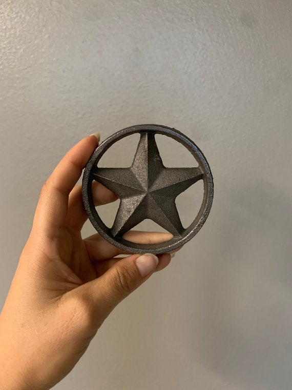 Metal Star 2 Designs to Choose From Cast Iron Round Star - Etsy