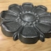Metal Flower, Cast Iron Flower, Round Petals 4" Diameter Round 4 Inch ...