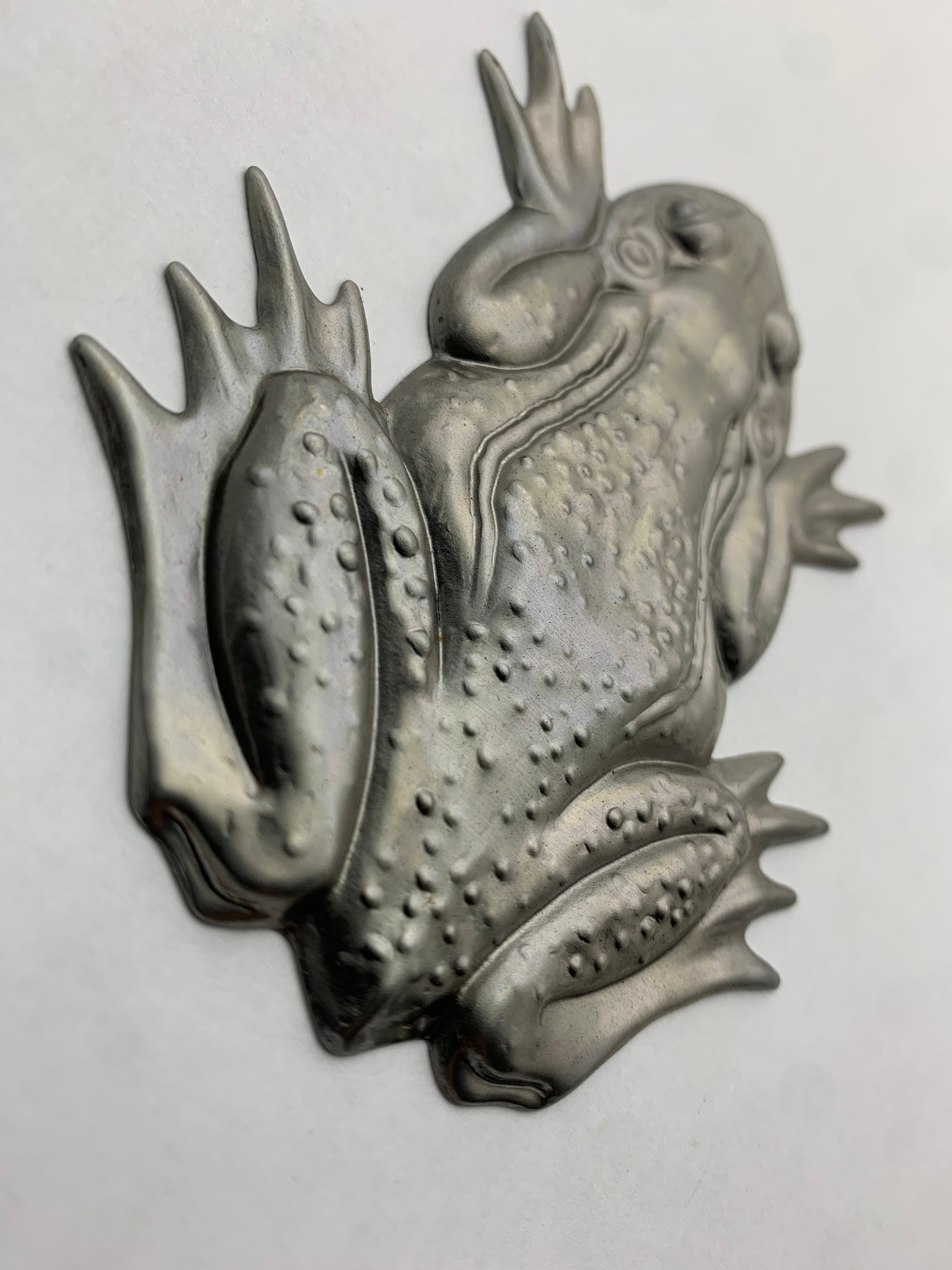 Metal Flat 3d Frog Toad | Etsy