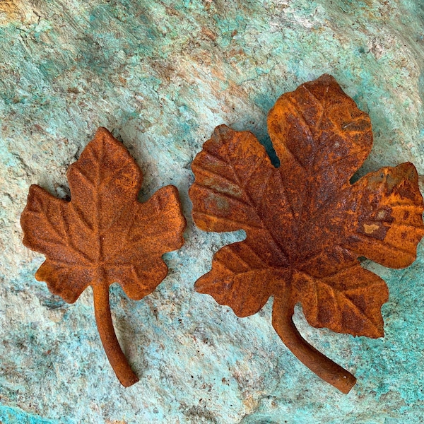 Metal Maple Leaves - Etsy