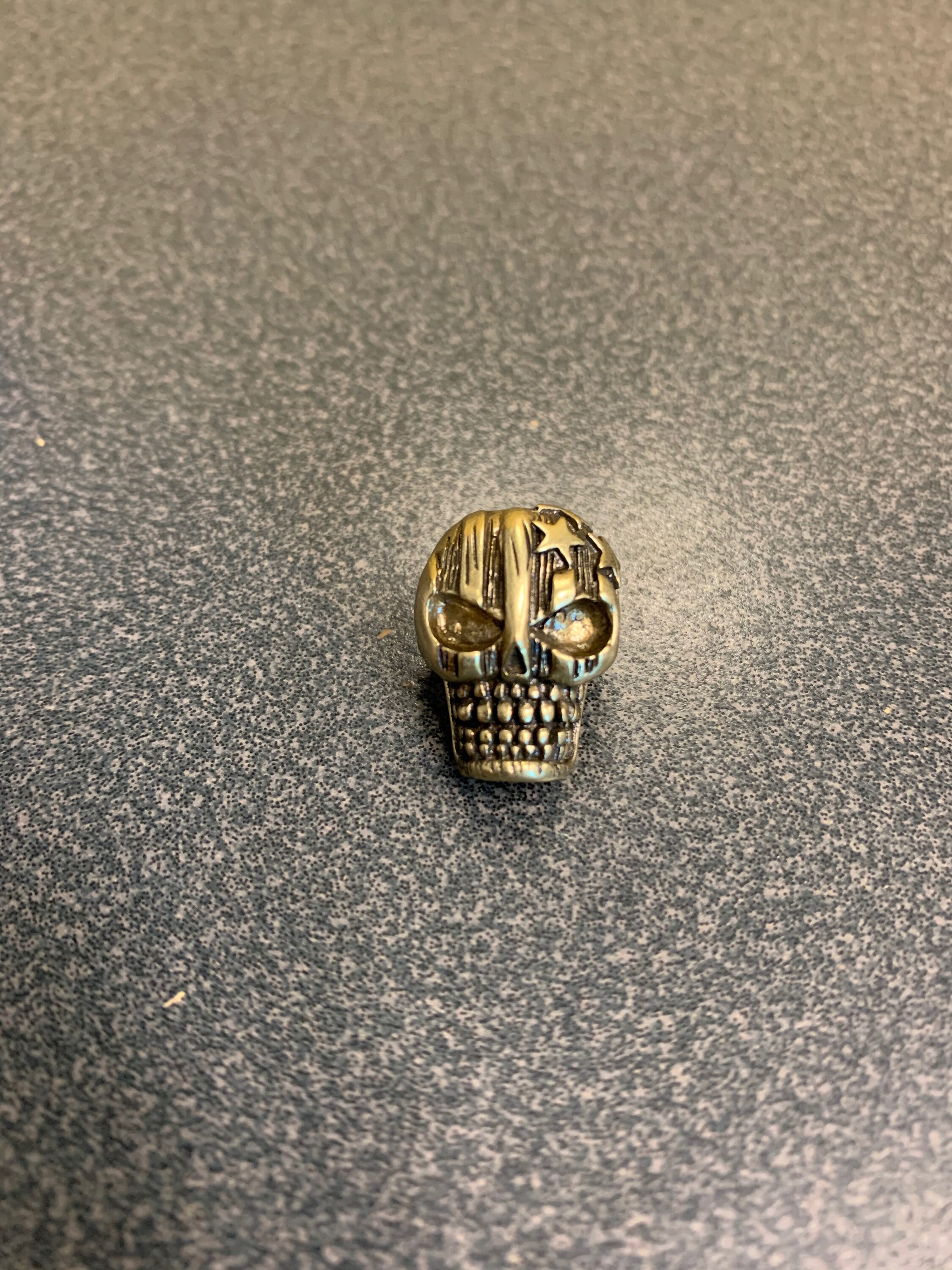 Bead for beards or dreads Skull with Stars and Stripes. Choose | Etsy