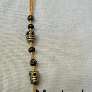 Beard Lacer, Beard Hair Tie With Heavy Metal Skull: Choose Color - Etsy