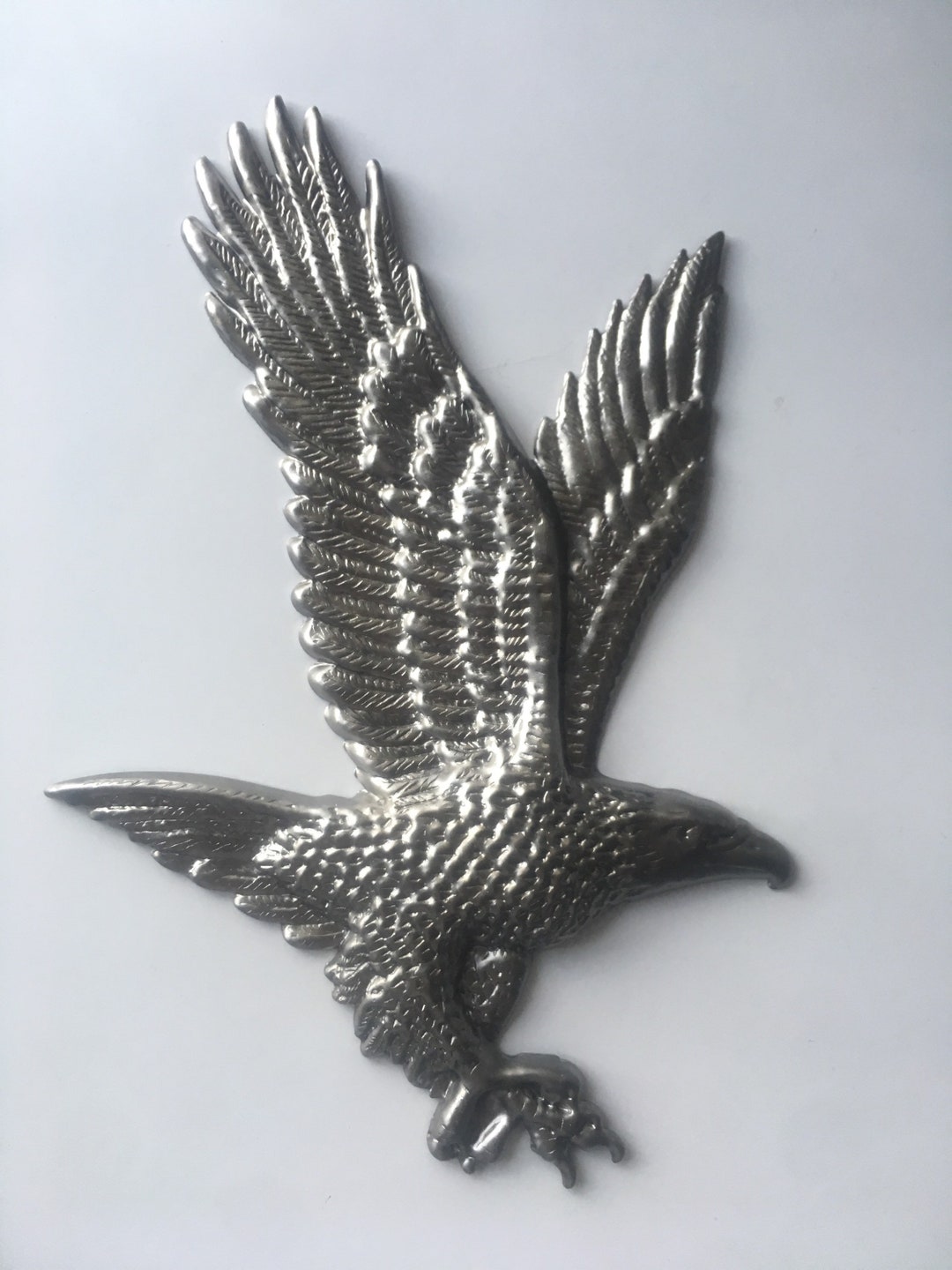 Eagle Stamped Metal 3d Eagle in Flight Merica USA - Etsy