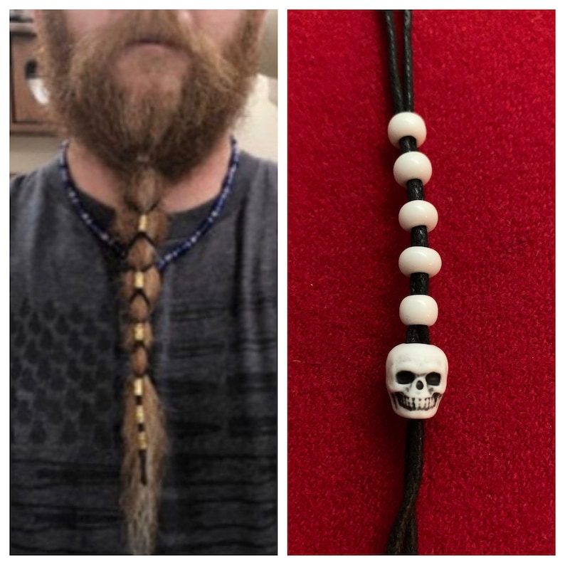 Beard Lacer RED Beard Hair Accessories beard tie | Etsy