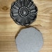 Metal Flower, Cast Iron Flower, Round Petals 4" Diameter Round 4 Inch ...