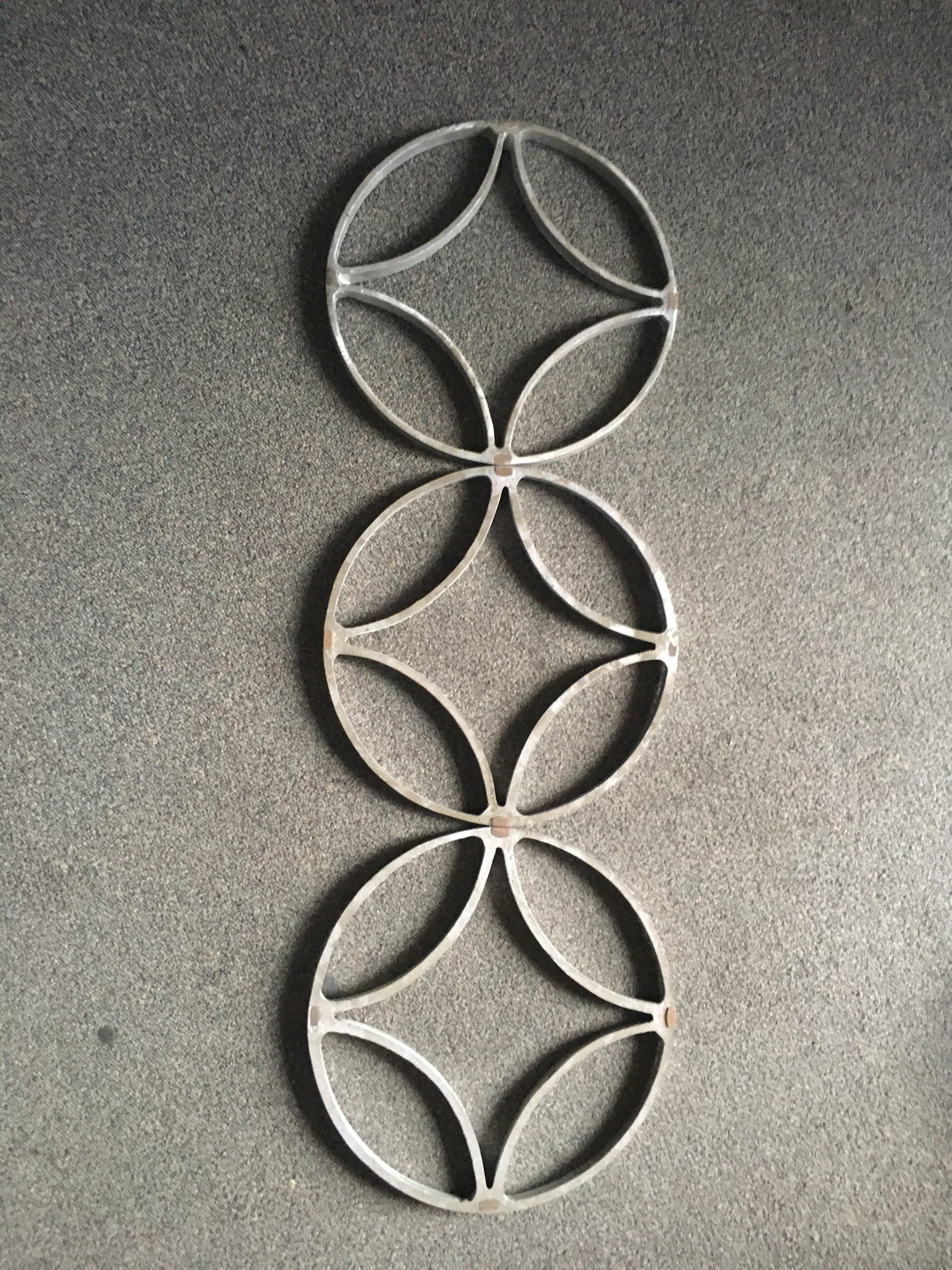 11.5 Diameter Aluminum Decorative Panel Circular Art | Etsy