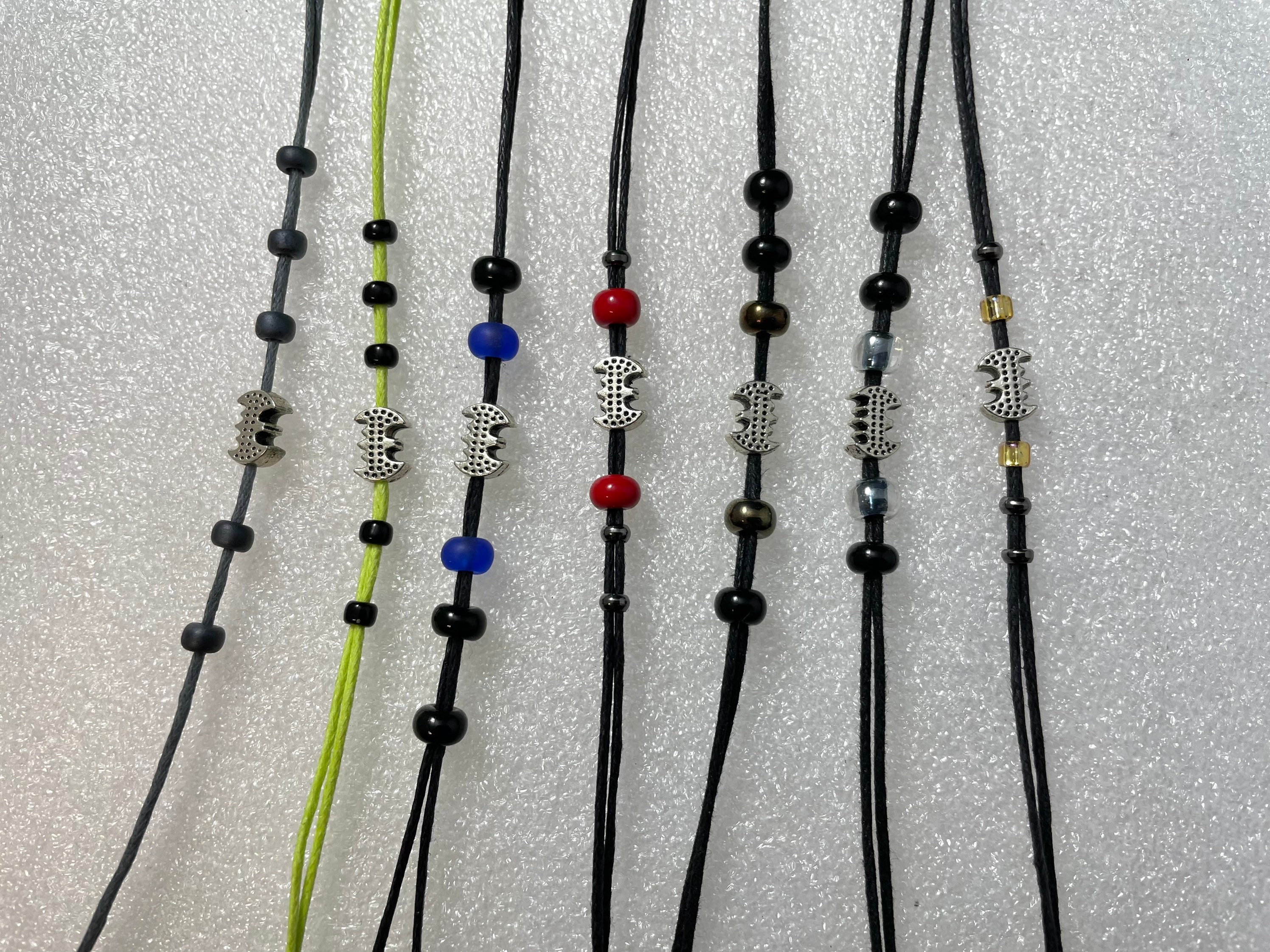 Beard Hair Lacers. Bat Style Many Designs to Choose From. Bat Beads ...