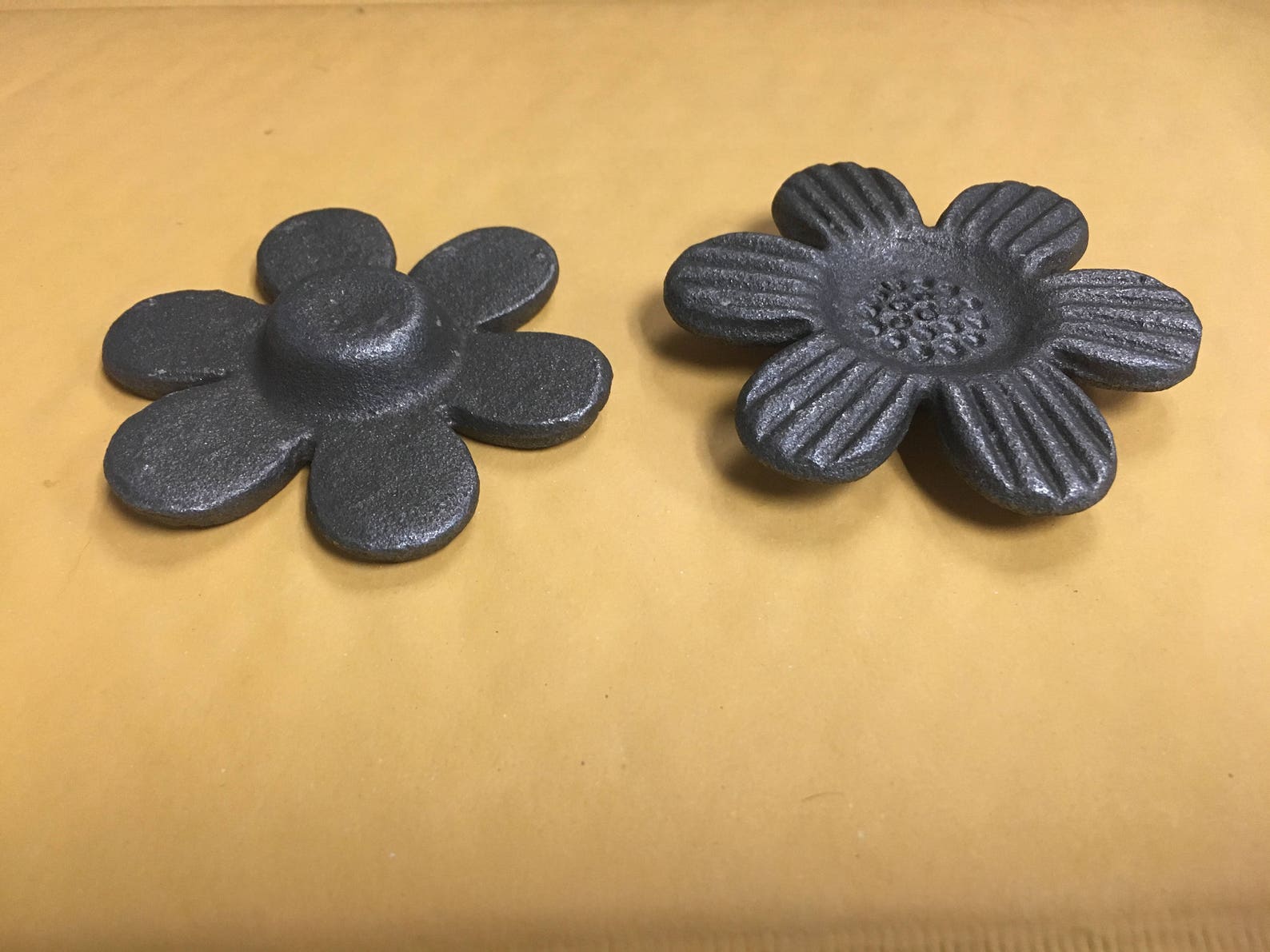 Cast Iron Flower Daisy 3inch Metal Flower - Etsy