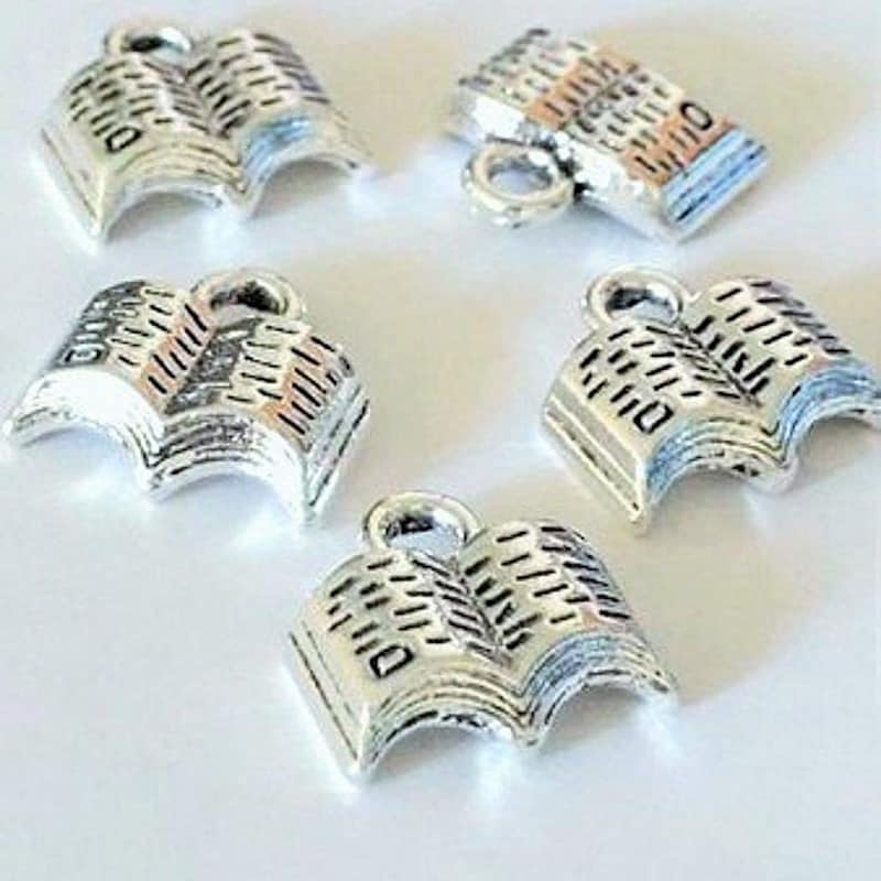 Book Charms - Etsy