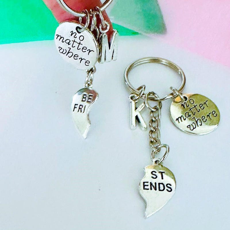Best Friend Keychain - Etsy