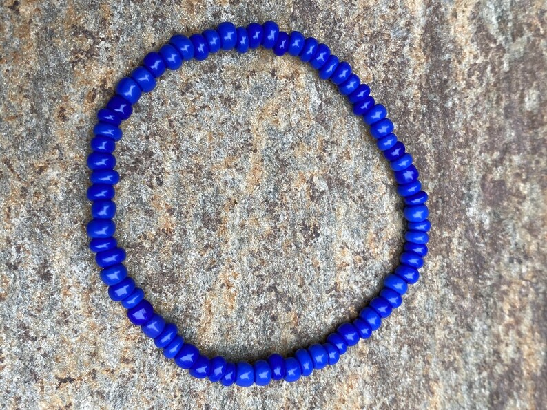 Set of 7 Stacking Bracelets Rainbow Colors 7 Chakra Minimalist Stretch ...
