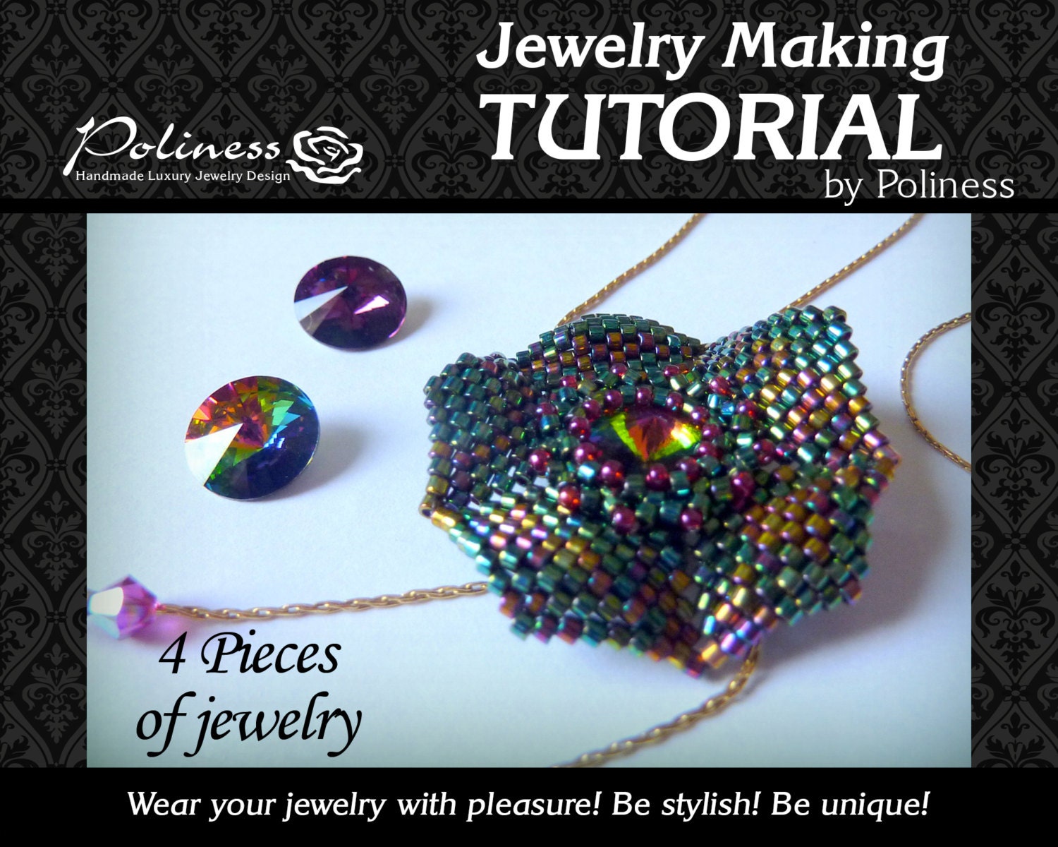 Tutorials Step by step Beads making 4 Pieces of | Etsy