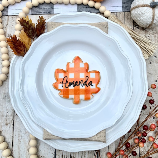 Place Card Cookies - Etsy