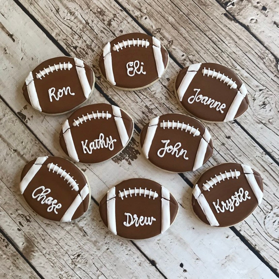 Football Cookies | Football Party | Football Birthday Party | Football ...