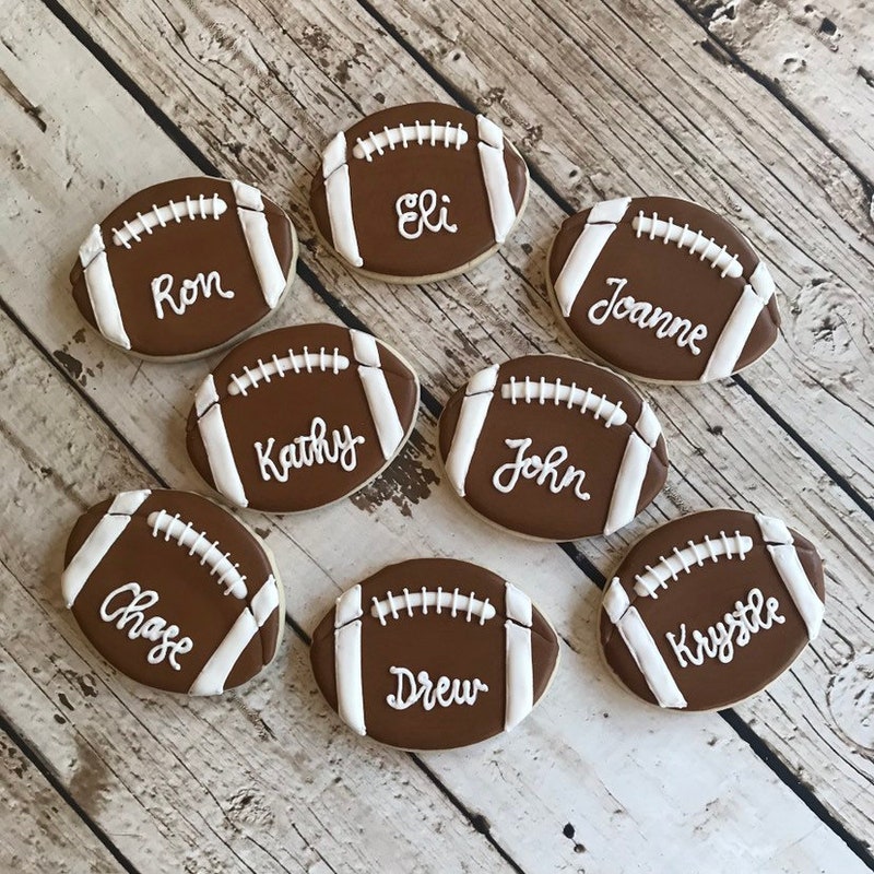 Football Cookie - Etsy