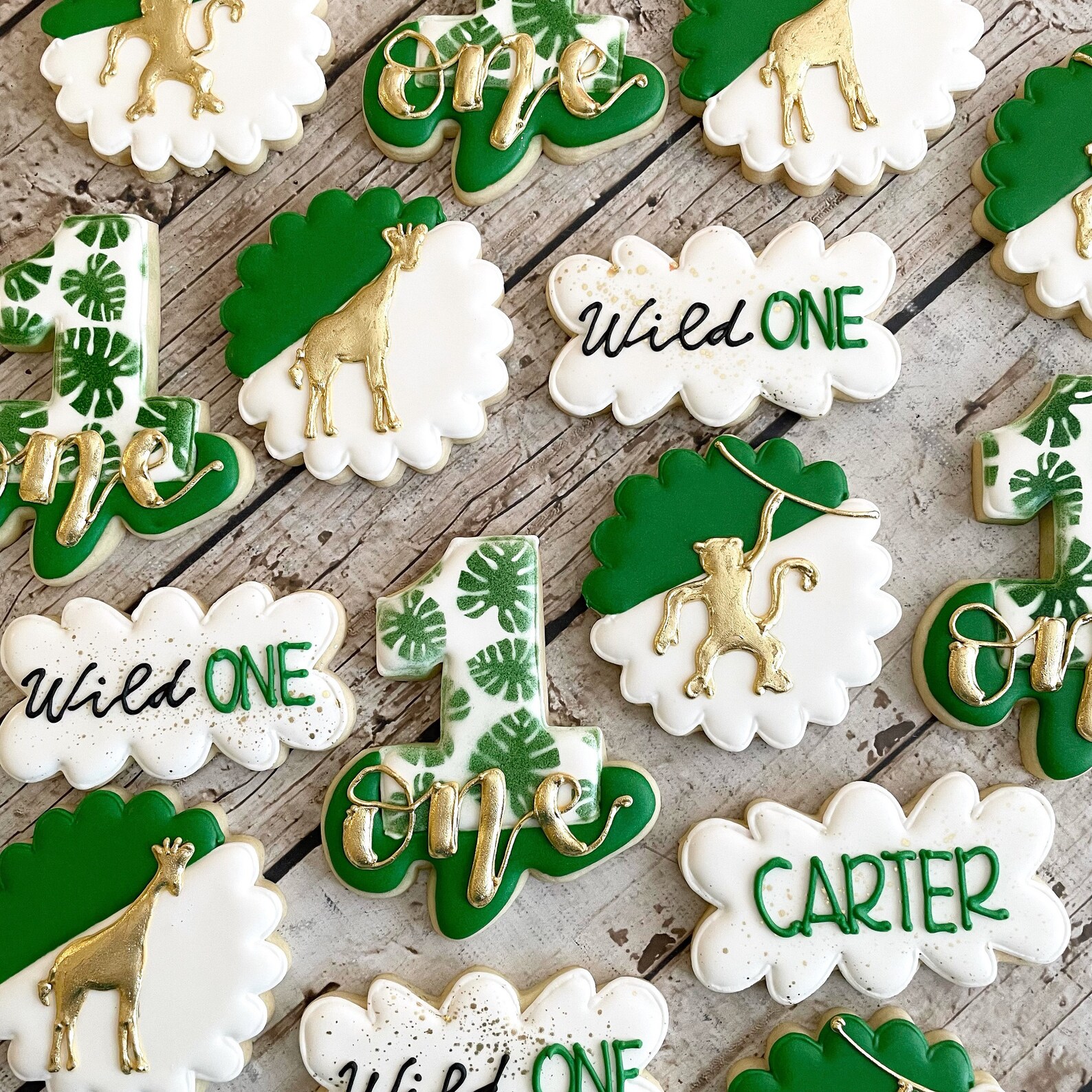 Wild One Cookies | Safari Birthday Cookies | One Dozen - Etsy