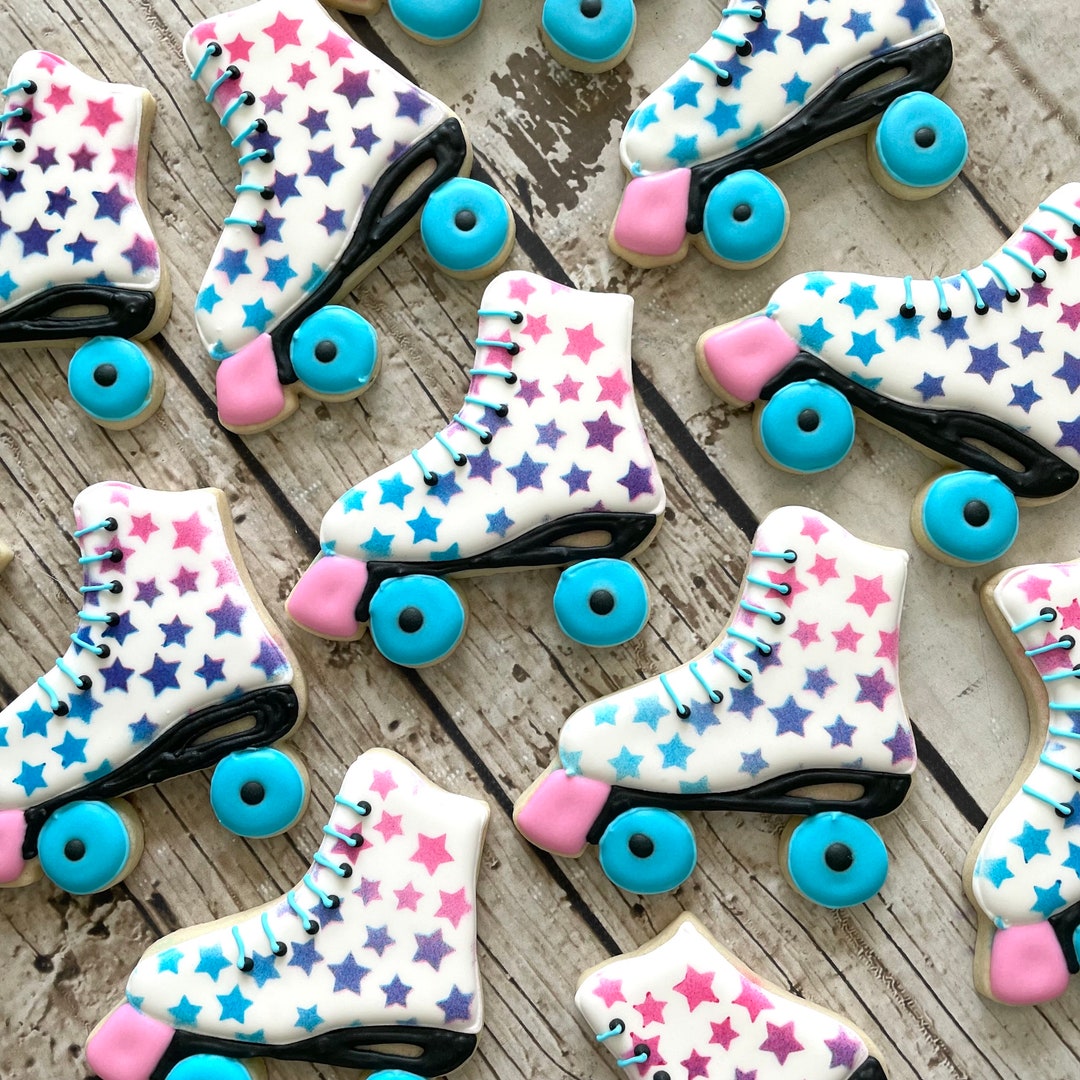 Roller Skate Cookies | One Dozen - Etsy