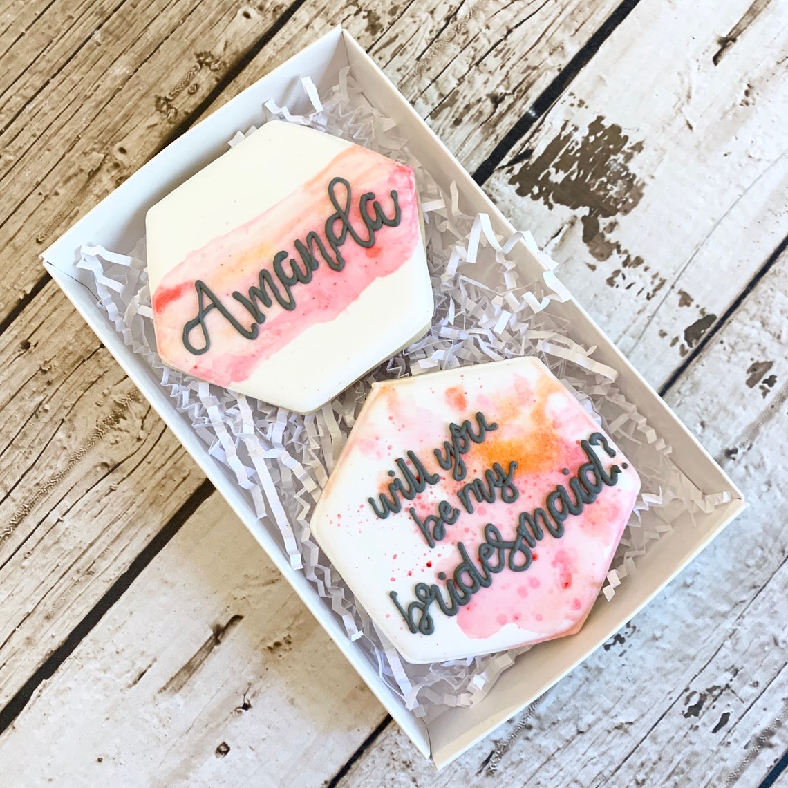 Bridesmaid Proposal Cookies Bridesmaid Proposal Gift - Etsy