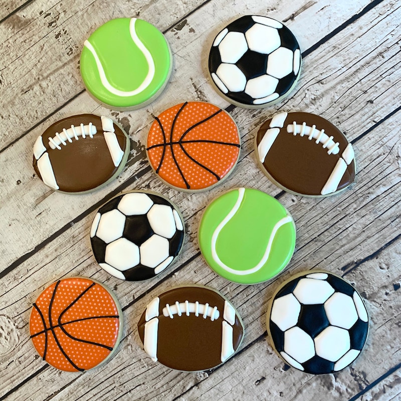 Sports Cookies - Etsy