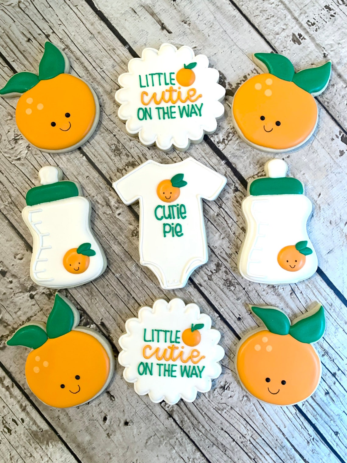 Lil Cutie Cookies | Lil Cutie Baby Shower | One Dozen - Etsy