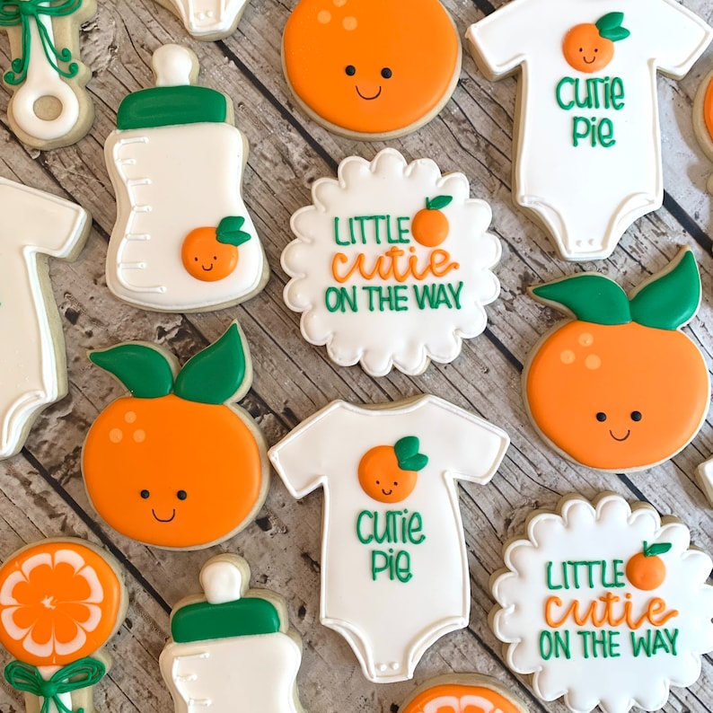 Lil Cutie Cookies | Lil Cutie Baby Shower | One Dozen - Etsy