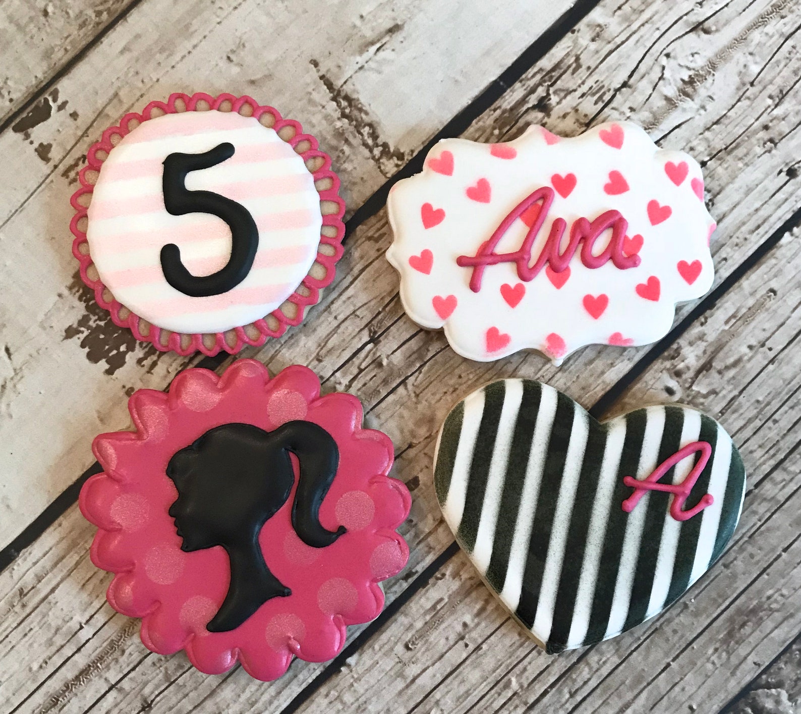 Barbie Cookies | Barbie Birthday Party Cookies | Barbie Party Cookies ...