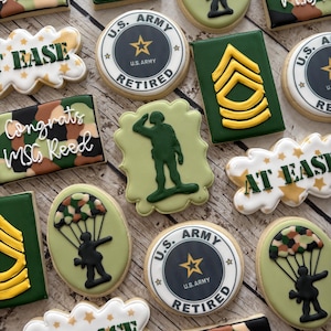 Army Cookies | Army Retirement | Military Promotion | Military ...